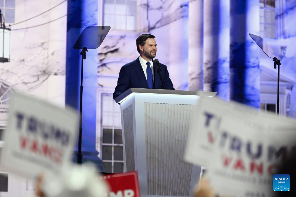 U.S. Senator J.D. Vance accepts Republican vice presidential nomination ...