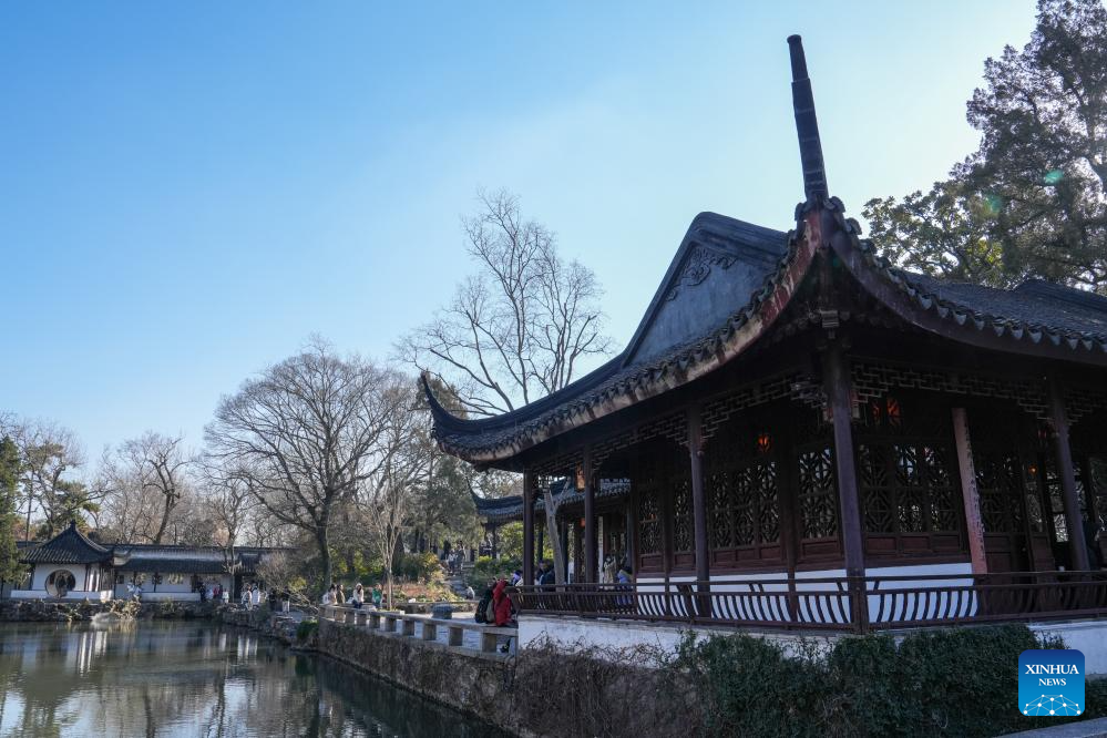Tourists visit Humble Administrator's Garden in Suzhou, E China-Xinhua