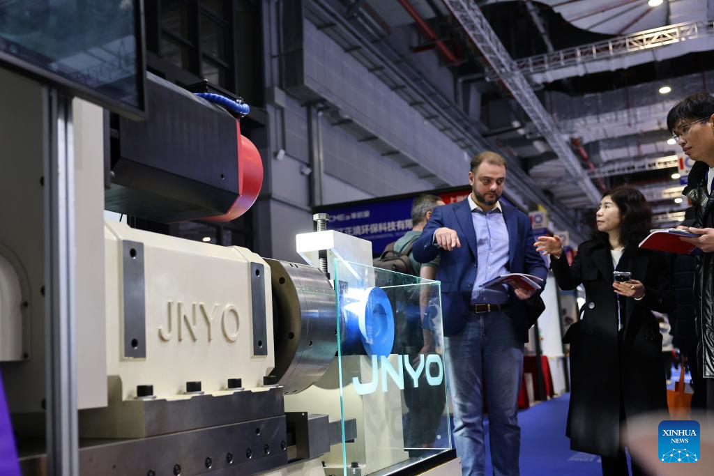 In pics: Shanghai Int'l Machine Tool Exhibition -Xinhua