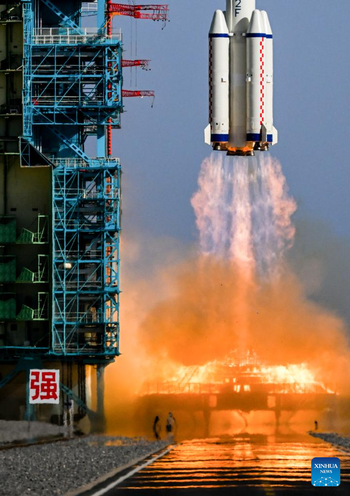 China launches Shenzhou-20 crewed spaceship-Xinhua