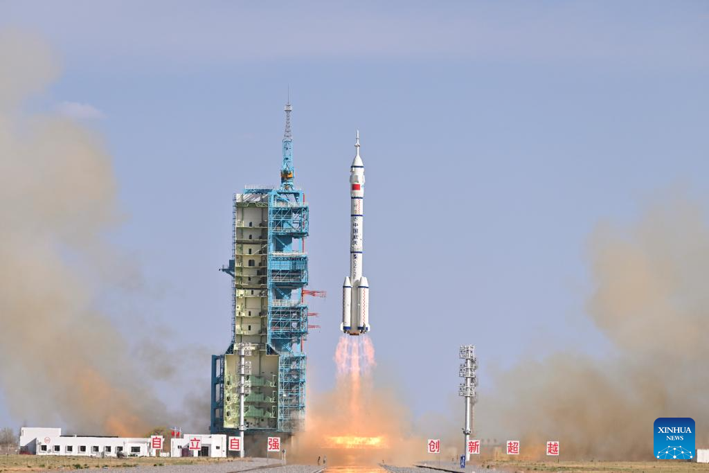 China launches Shenzhou-20 crewed spaceship-Xinhua