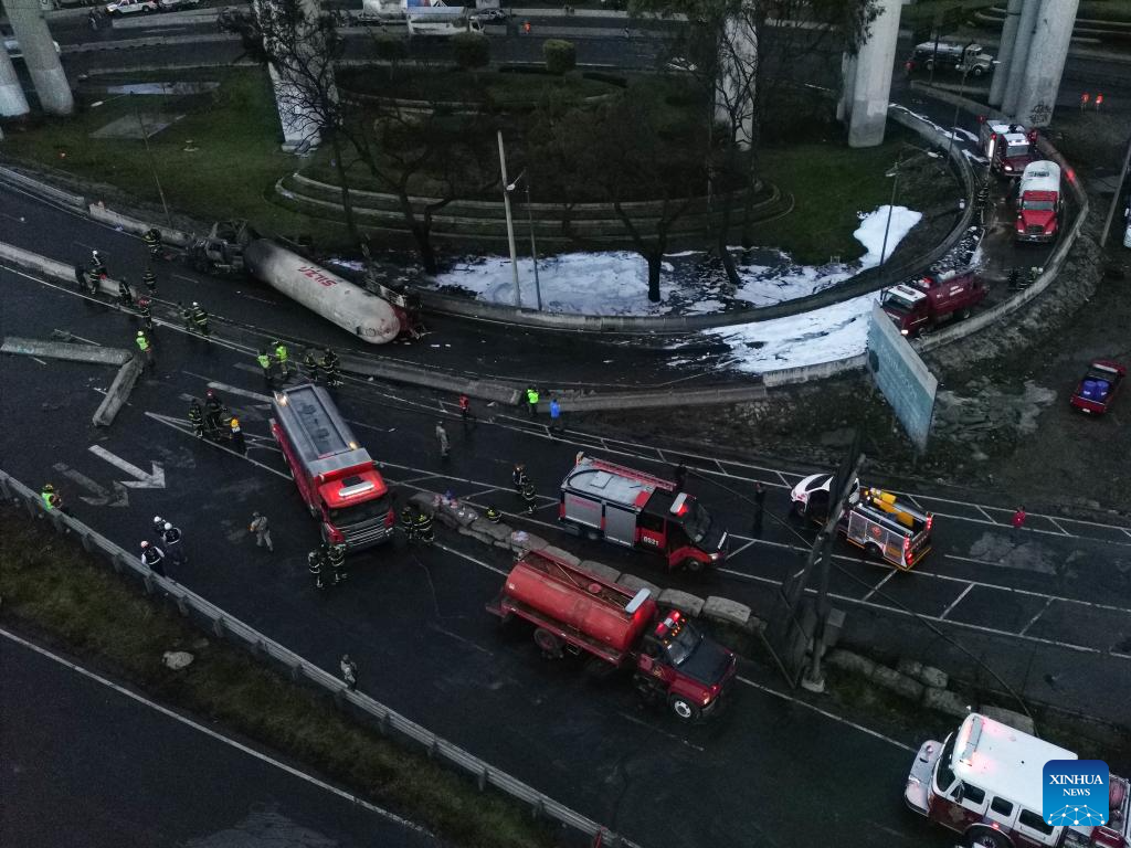 3 killed, 70 injured after gas tanker truck explodes in Mexico-Xinhua