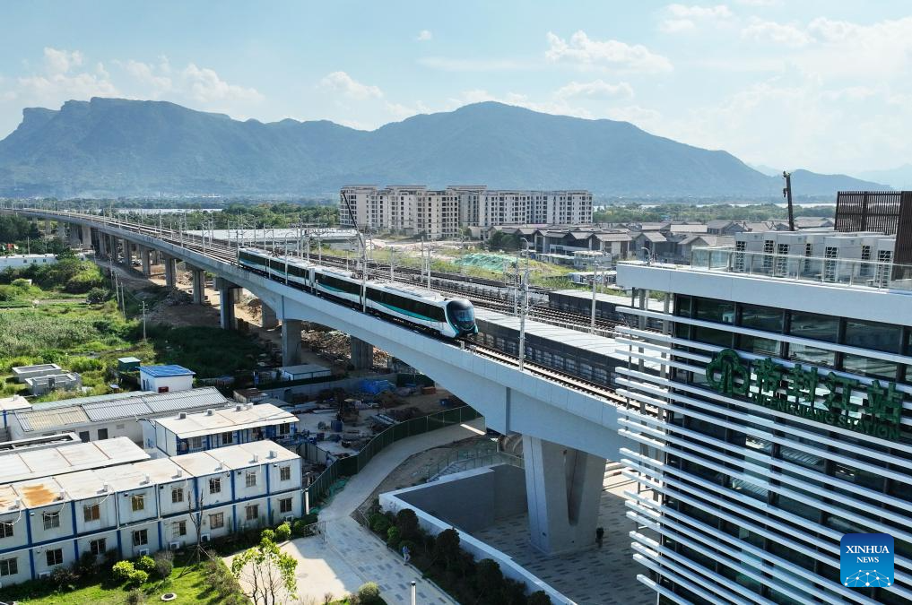 Fuzhou Metro Binhai Express becomes operational in Fujian, SE China-Xinhua