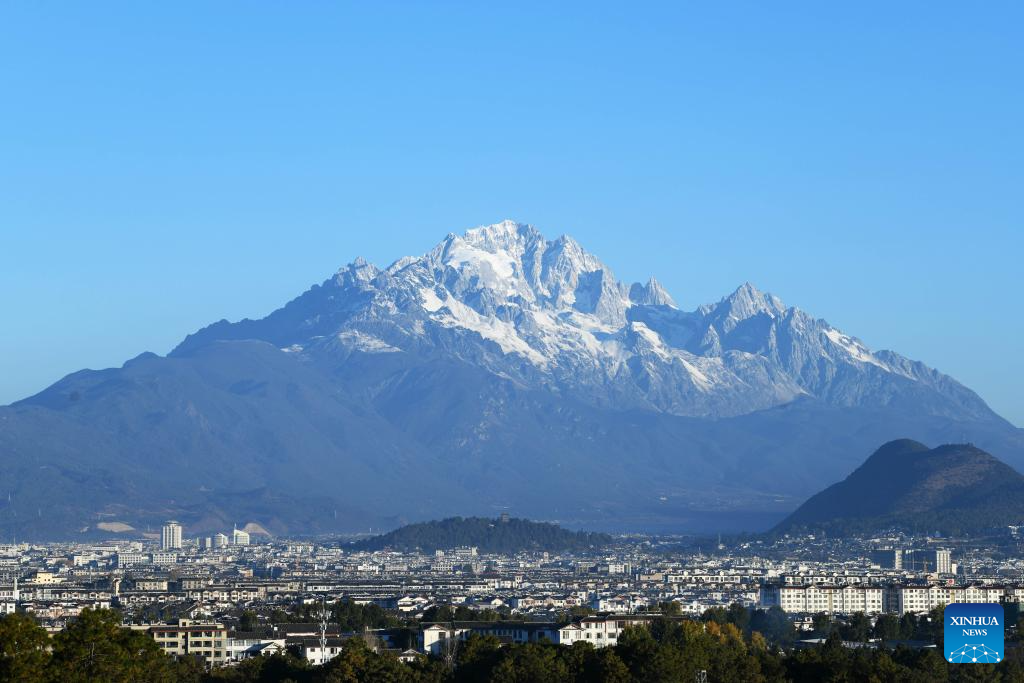 Scenery of Yulong Snow Mountain in Lijiang, China's Yunnan-Xinhua